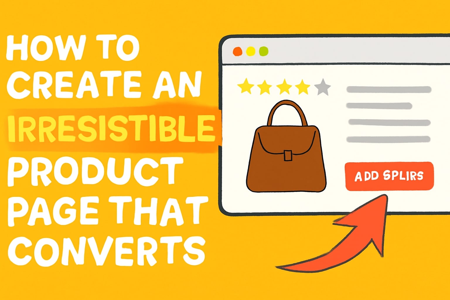 How to Create an Irresistible Product Page That Converts